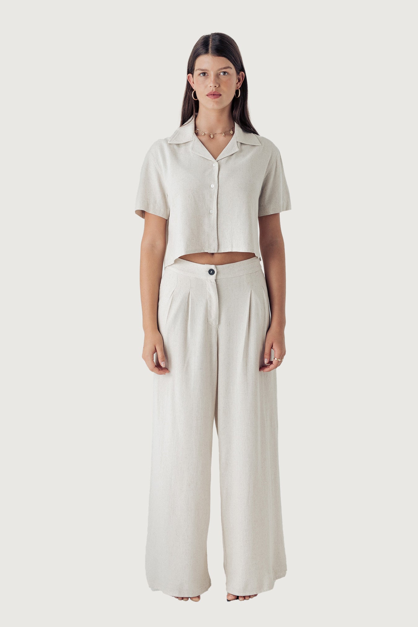 pleated slacks – Ogun